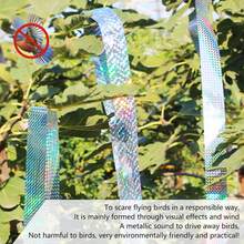 50m Reflective Bird Deterrent Tape, Flashing Strip Pattern To Repel ...