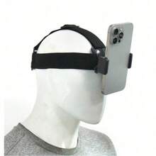 1 Set Adjustable Head-Mounted Phone Camera Holder, Suitable For First ...