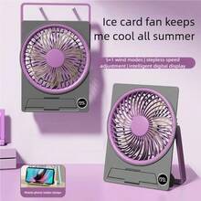 OBOVAY 1800mAh Rechargeable Desk Fan With 180° Foldable Design And ...