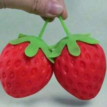 New Strawberry Tart Soft Cute Squishy Toy - Slow Rebound Stress Relief ...