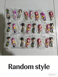 Demon Girl Group Lumi Chibi Figure, 6pcs Kawaii Collectible Figurines ...