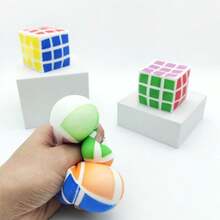 Soft TPR Flour Cube Squishy Hand Squeeze Gadget Novelty Decompression ...
