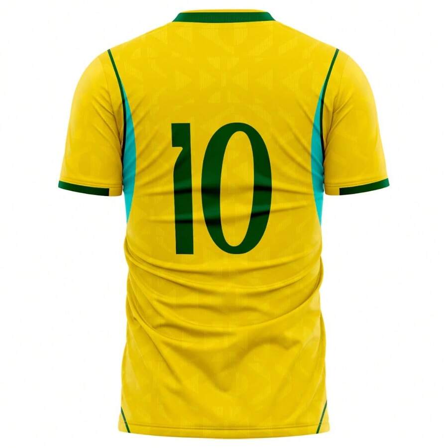 Brazilian National Team Men's Jersey, World Cup 2026, Modern Style ...