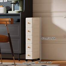 15cm*38cm 3-7 Layers Optional Plastic Slim Storage Cabinet, Indoor ...
