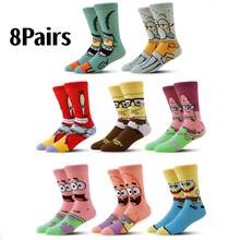 SpongeBob SquarePants 1/4/8 pares de calcetines tipo tripulación con ...