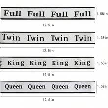 4Pcs Bed Sheet Organizer Bands Sheets Labels Bedding ,Sheet Size Bands ...