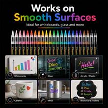 8/12/24 Colors Erasable Liquid Chalk Marker Pens, Soft Fluorescent ...
