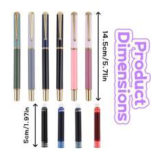 Fountain Pen Style Calligraphy Brush Set, Reusable Soft Tip Pen With ...
