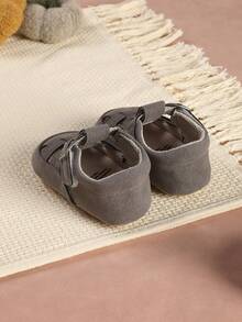 1 Pair Versatile Solid Color Sandals, Soft Bottom Pre-Walker Shoes ...
