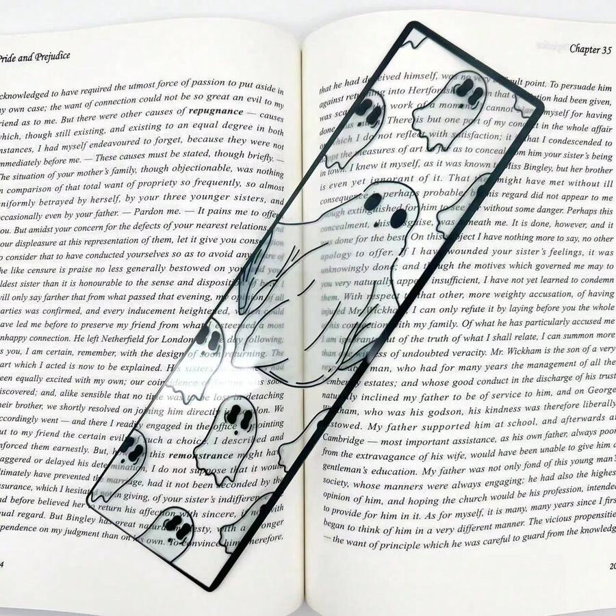 1pc Ghost & Friends Bookmark, Suitable For Readers, Friends, Students ...