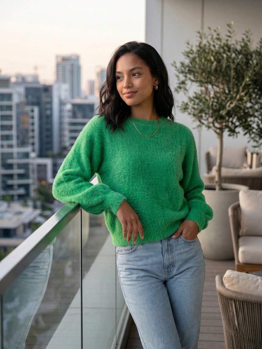 Aletheia - Blusa Feminina Pelinho Toque Macio Quentinho Inverno Trico ...