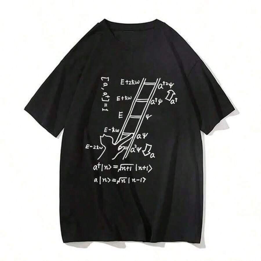 Camisetas de Mecánica Cuántica del Gato de Schrödinger para HOMBRES ...