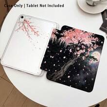 Acrylic Crystal Tablet Protective Case With Sakura And Moon Pattern ...