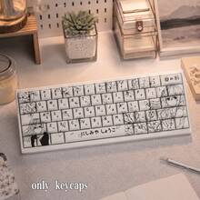 Nishimiya Shoko Anime Themed Keycaps, OEM Profile PBT Dye-Sublimated ...
