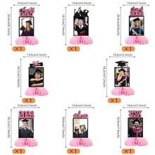 8 PCS 2026 Uation Teme Oneyco Centerpieces Glitter Class Of 2026 Poto ...
