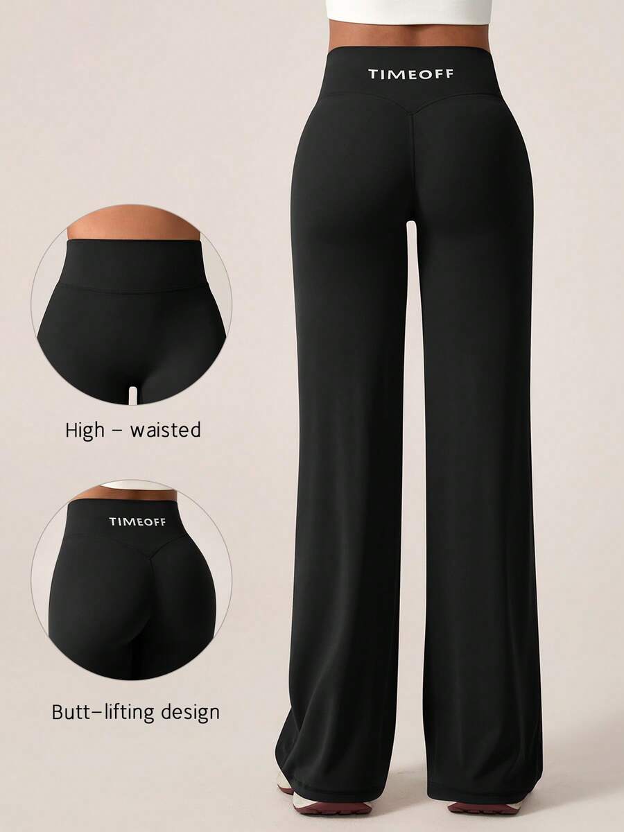 TimeOff One PC Women's Simple Elastic V-Shaped Hip-Lifting Straight ...