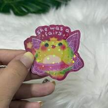 Fairy Frog Sticker:Water Bottle Sticker, Funny Stickers, Cute Stickers ...