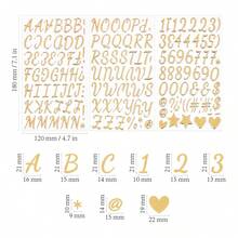 3pcs 3D Letter Stickers, Bubble Stickers, Suitable For Decorating ...