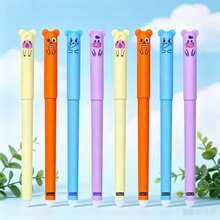 8pcs Animal Shaped Erasable Pen Set, Built-In Thermosensitive Eraser ...