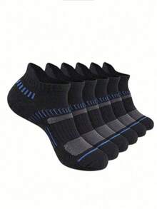 12 Pairs Men's Spring/Summer Cushioned Socks, Moisture-Wicking, Ultra ...