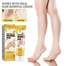 Honey Milk Hair Removal Cream Painless Gentle Depilatory Non-Irritating ...