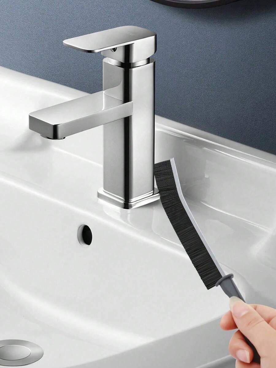 Multifunctional Bathroom Cleaning Brush Set - Includes Tile Grout Brush ...