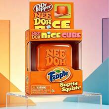 Schylling 1pc Beverage Theme Cube Squeeze Toy, Soft Silicone Slow ...