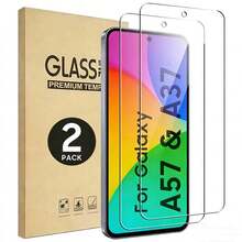 Tempered Glass Screen Protector Compatible With Samsung Galaxy A57/A37 ...