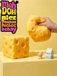 Melojoy Summer Squishy Cheese Stress Ball Soft Foam Squeeze Ball ...