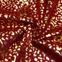 1pc Leopard Dots Golden Foil Chiffon Fabric - 59.05x19.68inch Pre-Cut ...