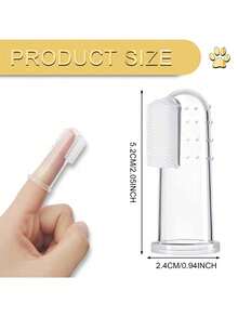 1/2/5/10pcs Dog Toothbrushes, 360-Degree Dog Toothbrush Set, Cat ...