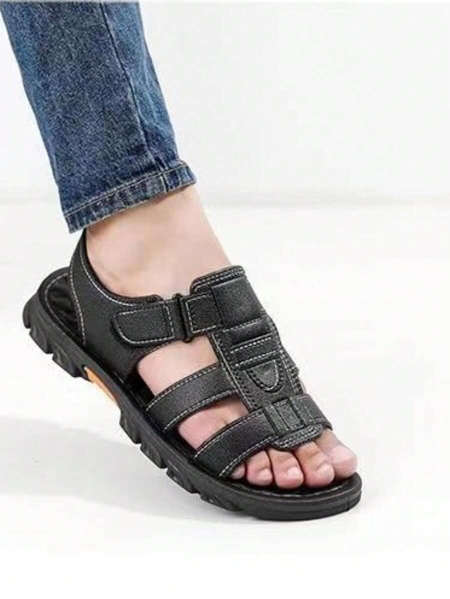 Men's Sports Sandals Outdoor Beach Shoes Large Size Couple Style Summer ...