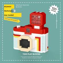 Digital Camera Micro-Particle Building Block Desktop Ornament ...