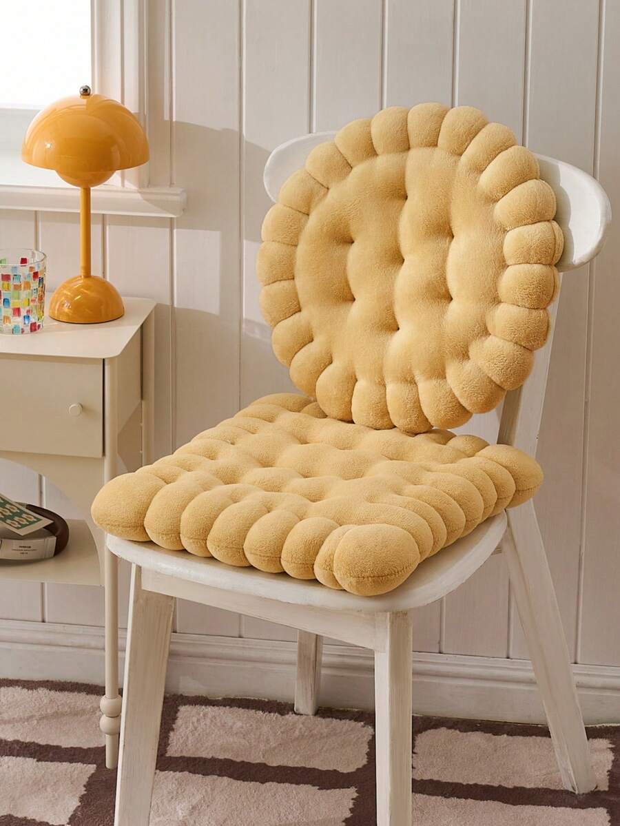 1 Peça Tapete de Meditação em Formato de Biscoito, Almofada de Cadeira ...