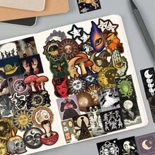 50 Peças Adesivos de Grafite Misterioso Celestial Maligno para ...