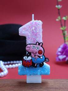 Series - Purple And Blue Theme Cartoon Digital Candles, Souvenirs ...
