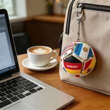 World Cup Press Football Keychain Stress Relief Pendant 12 Country ...