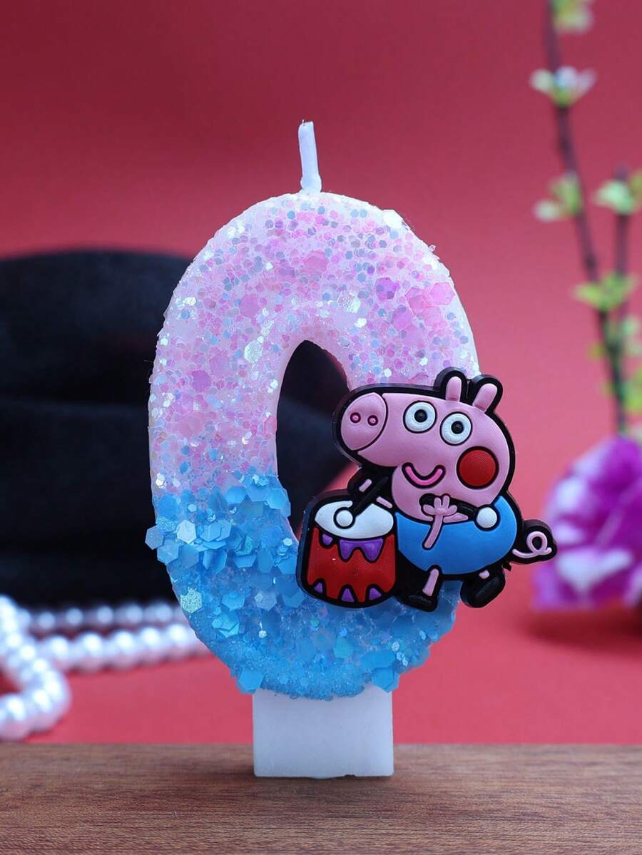 Series - Purple And Blue Theme Cartoon Digital Candles, Souvenirs ...