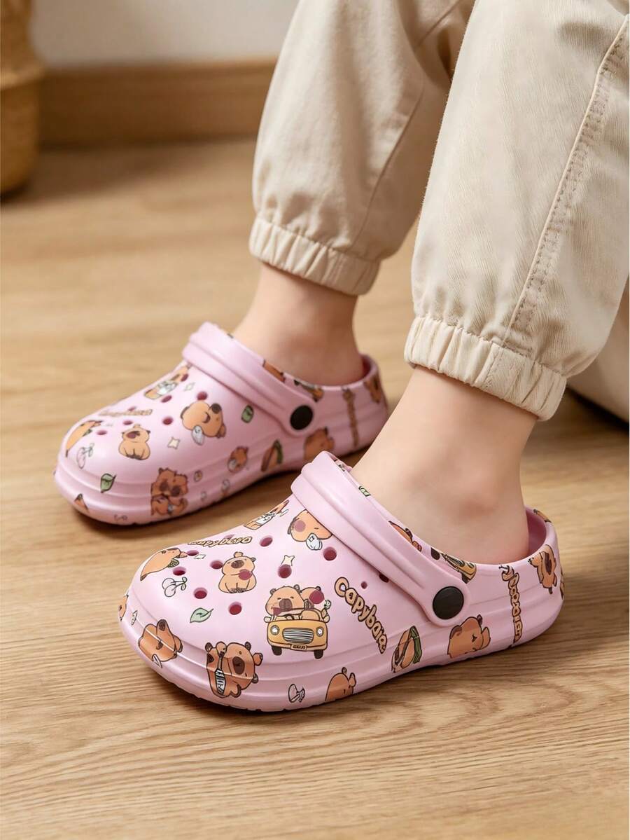 Children's Lightweight EVA Soft Sole Outdoor Indoor Cartoon Clog Shoes ...