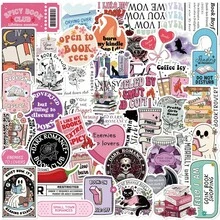 50 Romantic Reading Cartoon Graffiti Stickers, Can Be Used To Decorate ...
