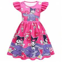 6pcs/Summer Cartoon Sanrio Kuromi Cute Princess Dress Digital 3D ...