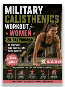 Women's Military Bodyweight Fitness Training: 28-Day Home Bodyweight ...