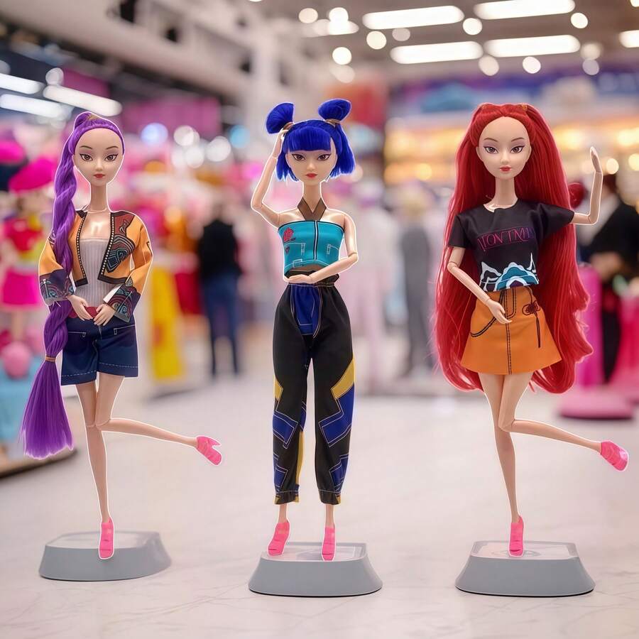 1pc K-POP Doll, Rumii Miraa And Zoey Vinyl Figurine Toy, Collectible K ...