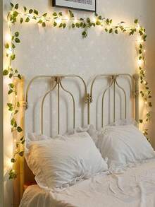 1pc Simulated Ivy Leaf String Light (2M/20LEDs, 5M/50LEDs, 10M/100LEDs ...