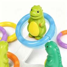 Kids Dinosaur Ring Toss Toy, Interactive Seesaw Ring Toss Game ...
