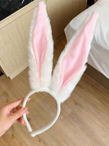 1pc Rabbit Police Officer Plush Headband, Cute Photo Prop Headpiece ...