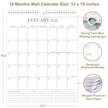 Calendar 2026 - Calendar From January 2026 - June 2027, 2026-2027 ...