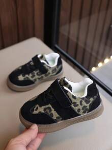 New Korean Style Children's Leopard Print Casual Shoes, Big Kids ...