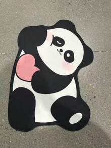 1pc Cute Panda Cat Carrot Pattern Diatomite Bath Mat, Ultra Absorbent ...