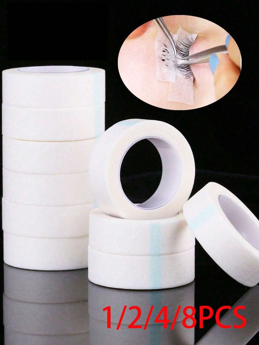 1/4/8pcs Professional Eyelash Extension Tape With Non-Woven Fabric ...